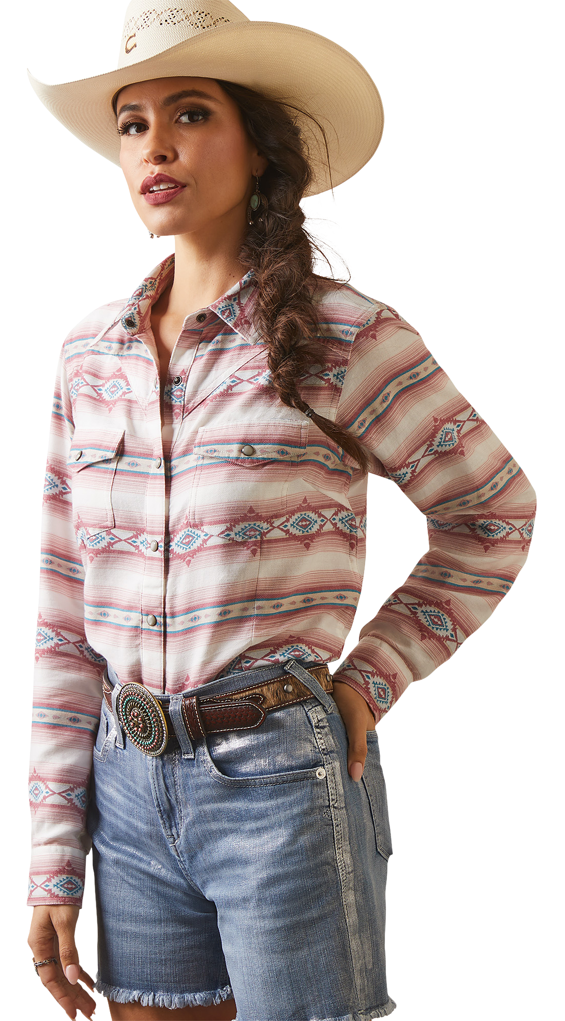 Ariat R.E.A.L. Kaycee Classic Snap Long-Sleeve Shirt for Ladies | Cabela's